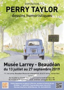 Exposition Perry Taylor - Dessins Humoristiques - Musée Larrey